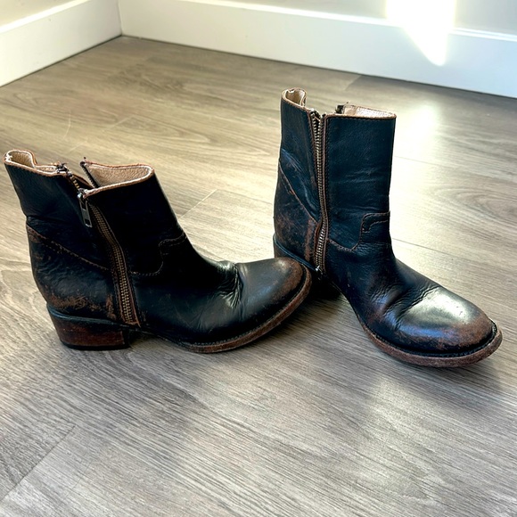 Freebird by Steven | Shoes | Freebird By Steven Leather Booties | Poshmark